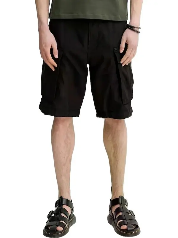G-star Raw Multiple-pocket Cargo Shorts - Black