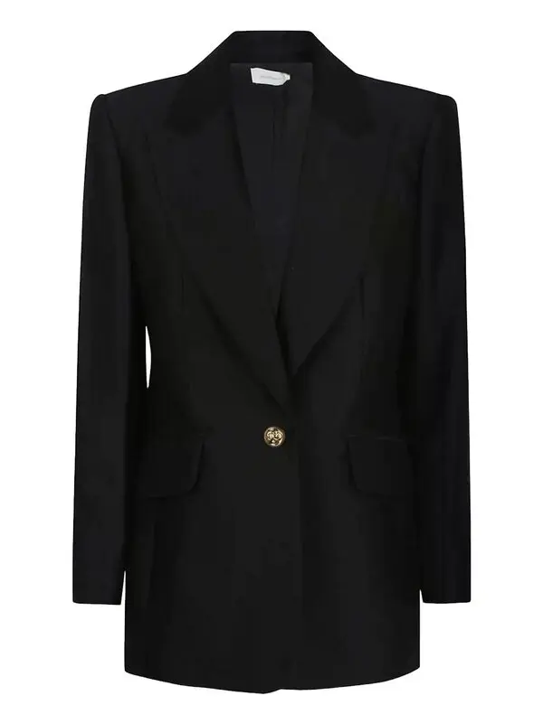 Zimmermann Single-button Notched Blazer - Black