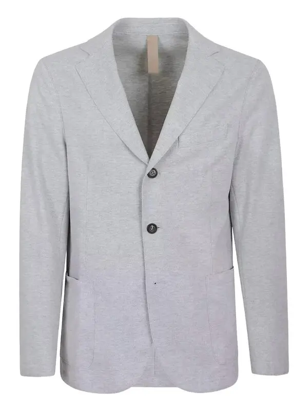 Eleventy Notched-lapel Blazer - Grey