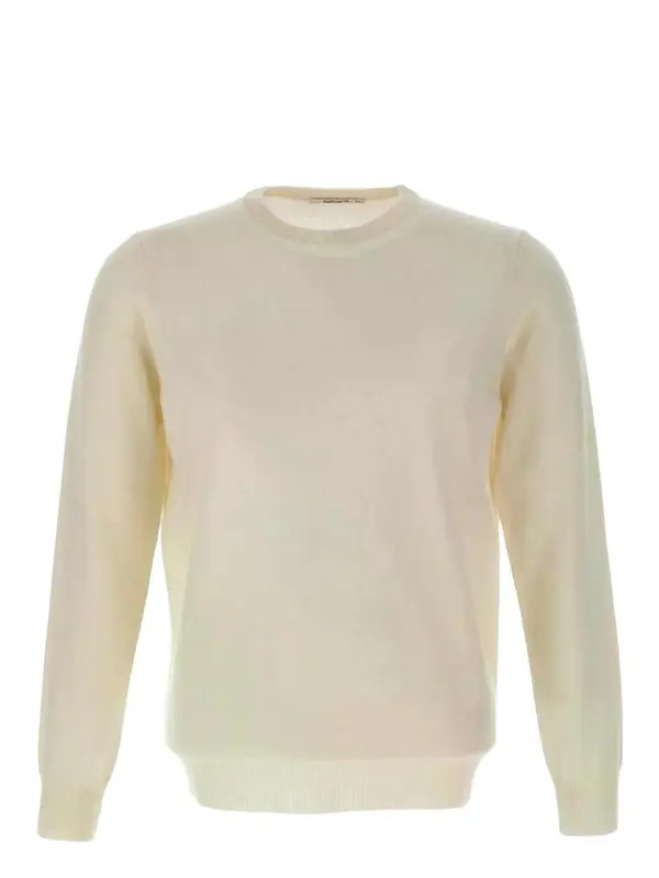 KANGRA Ribbed-trim Cashmere Sweater - Neutrals