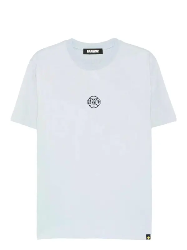 BARROW Logo-embroidered T-shirt - Blue