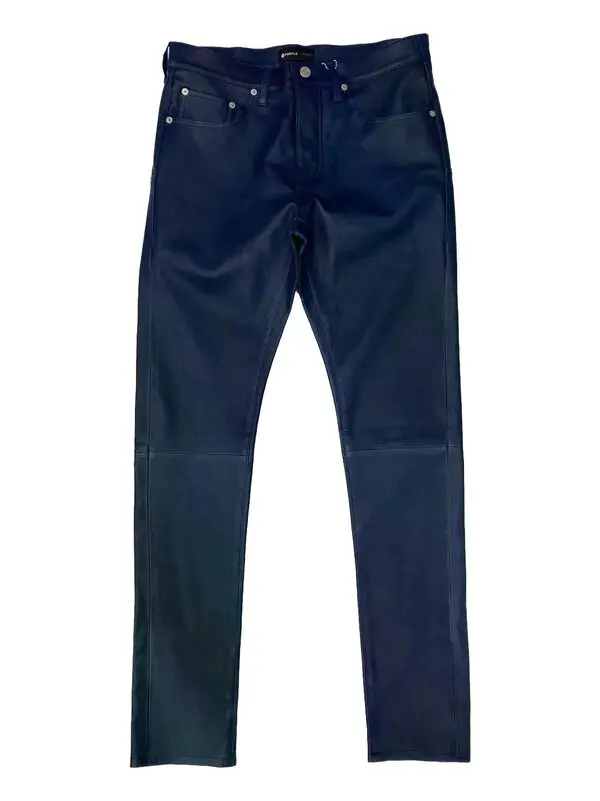 PURPLE BRAND P001 Coated Skinny Jeans - Blue