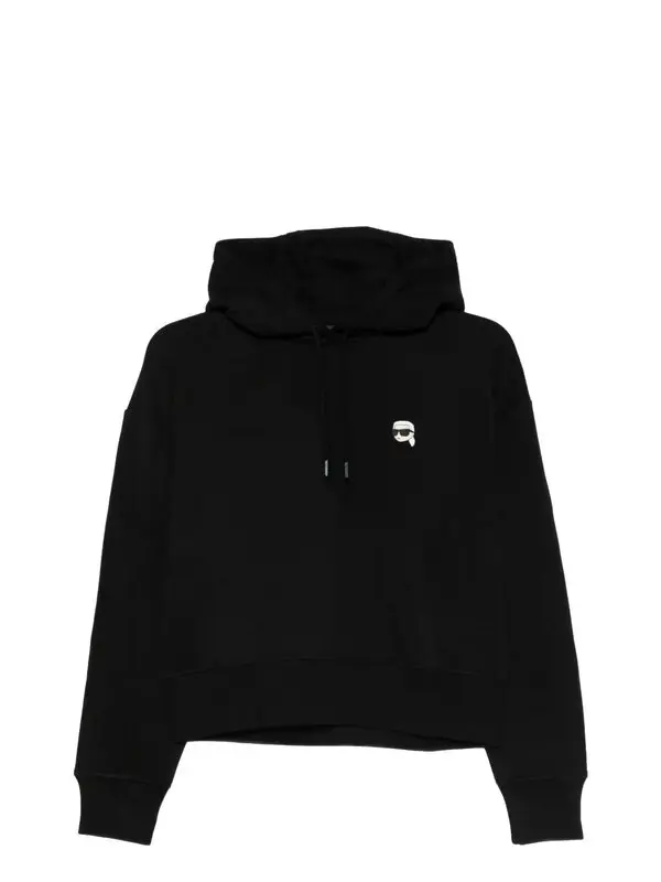 Karl Lagerfeld Logo-detail Hoodie - Black