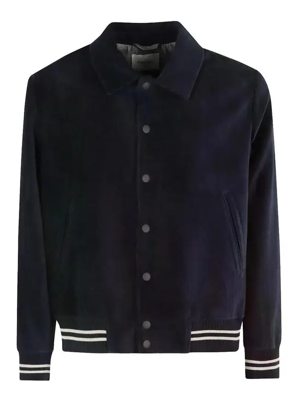 CIRCOLO 1901 Corduroy Baseball Jacket - Blue