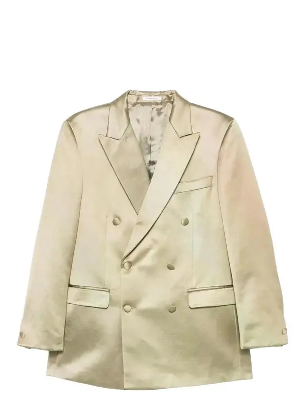 FURSAC Double-breasted Blazer - Yellow