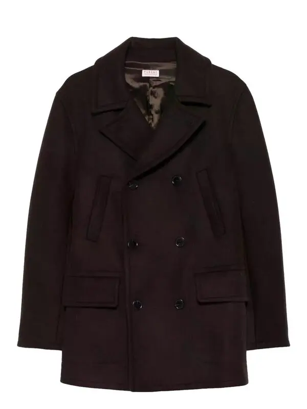 FURSAC Twill Overcoat - Brown