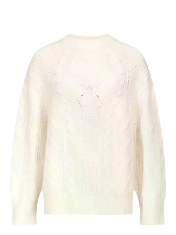 Loulou De Saison Silva Cable Knit Sweater - Neutrals