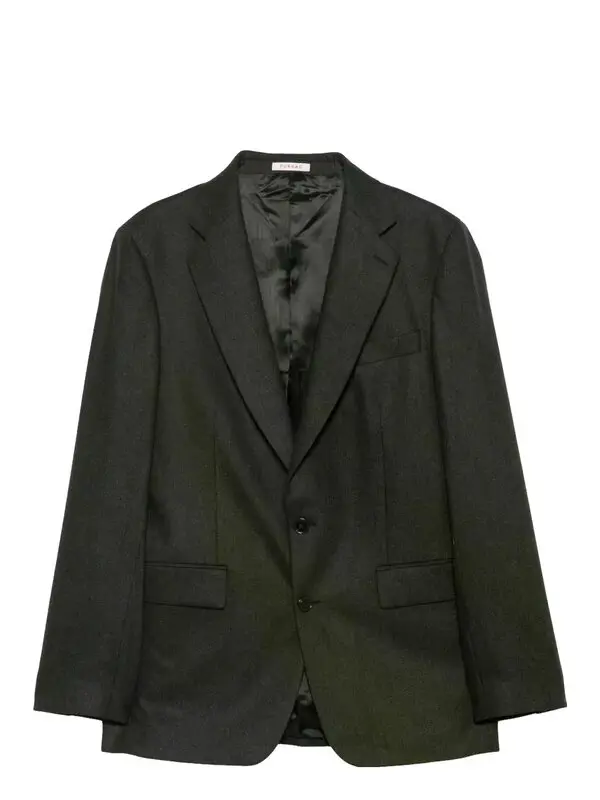 FURSAC Virgin-wool Blazer - Green