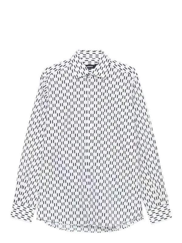 Karl Lagerfeld Geometric-print Shirt - White
