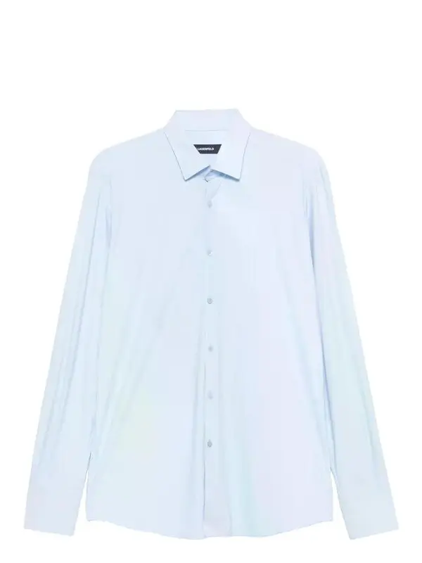 Karl Lagerfeld Long-sleeve Button-fastening Shirt - Blue