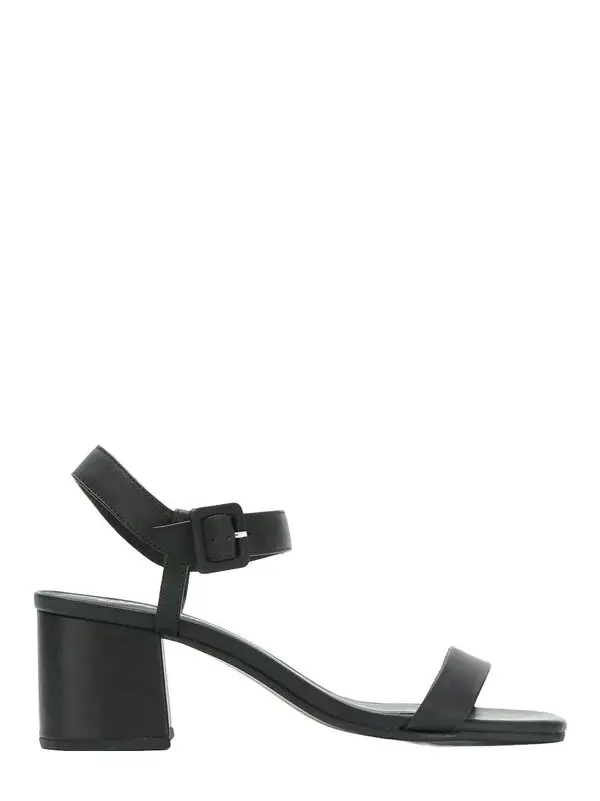 STUDIO CHOFAKIAN Block Heel Sandals - Black