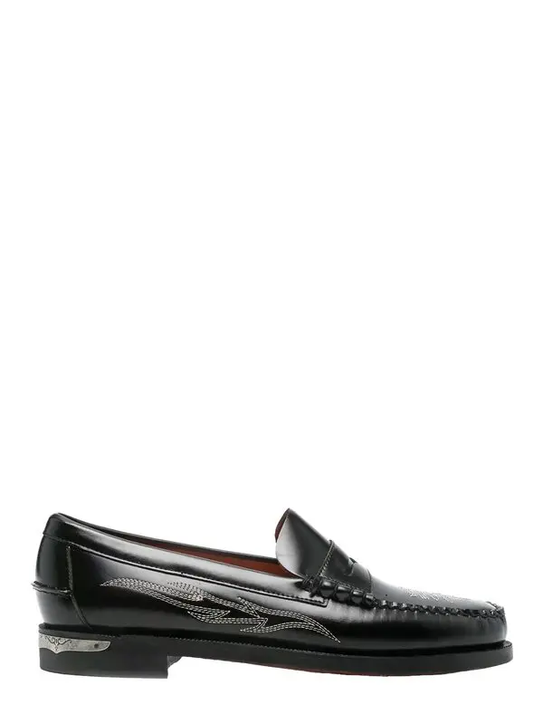 SEBAGO Penny Loafers - Black