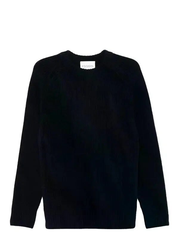 Closed Wool Sweater - Blue