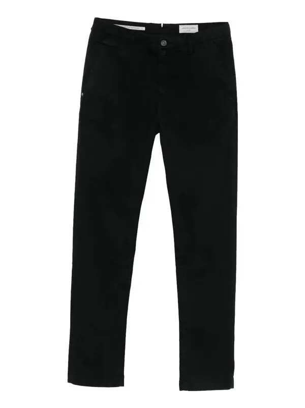Jacob Cohen Straight-leg Button-closure Trousers - Black