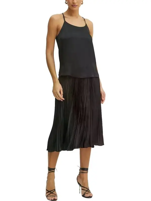 TWINSET Cross-back Top - Black