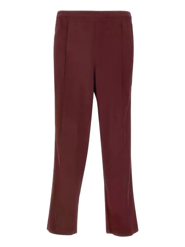 Adidas Side-stripe Elasticated-waistband Trousers - Red