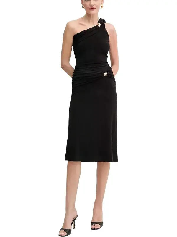 Herve Leger Valentina Midi Skirt - Black