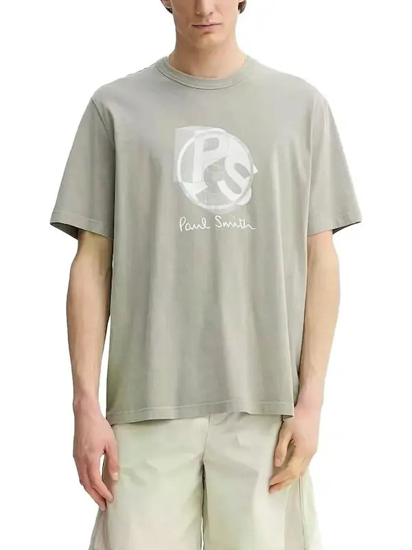 Paul Smith Logo-print T-shirt - Grey