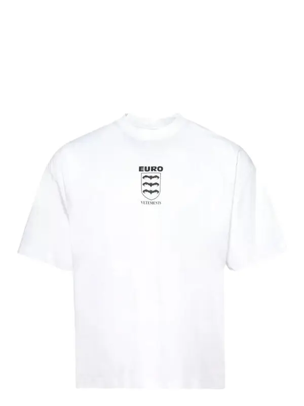 Vetements Graphic-logo T-shirt - White