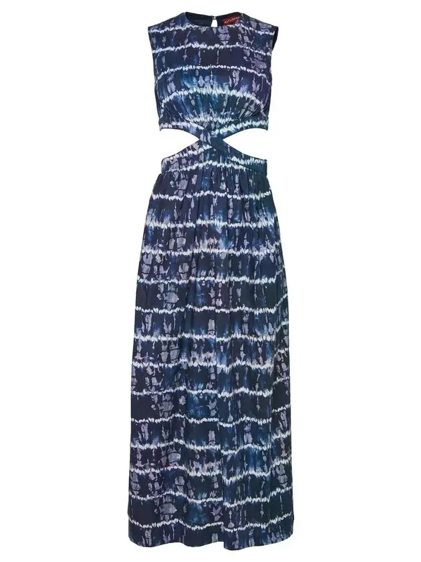 Altuzarra Ashima Tie-dye Maxi Dress - Blue