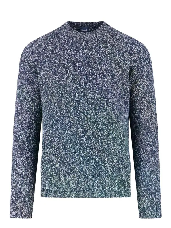 DRUMOHR Speckled Wool Sweater - Blue