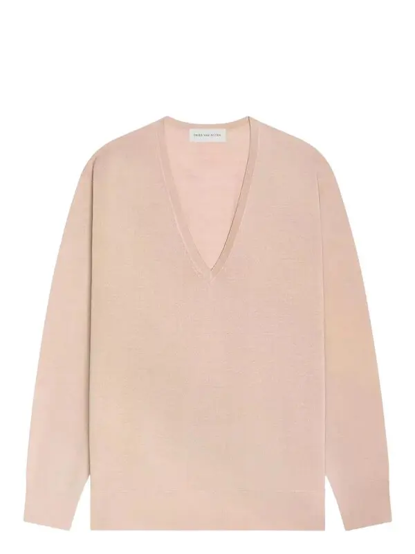 Dries Van Noten V-neckline Sweater - Neutrals
