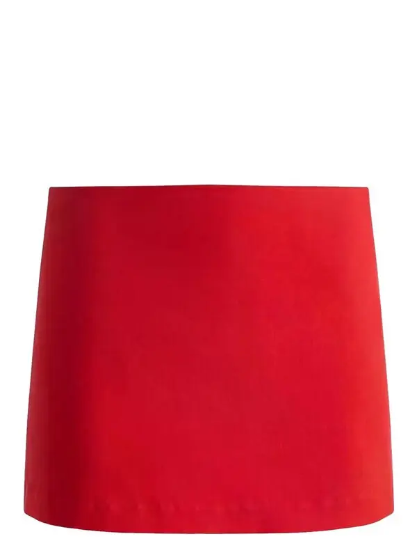Alice + Olivia A-line Mini Skirt - Red