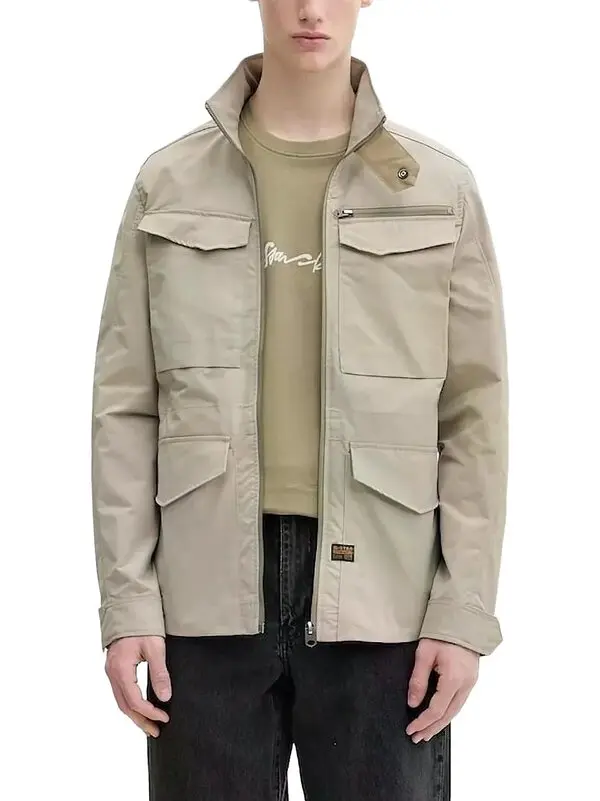 G-star Raw Zip-fastening Flap-pocket Jacket - Neutrals
