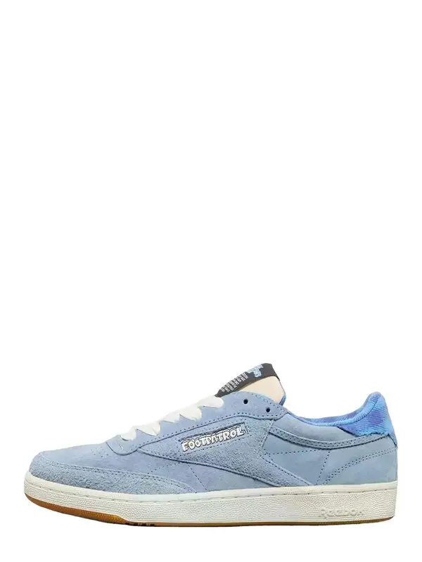 REEBOK X Footpatrol Club C Denim Sneakers - Blue