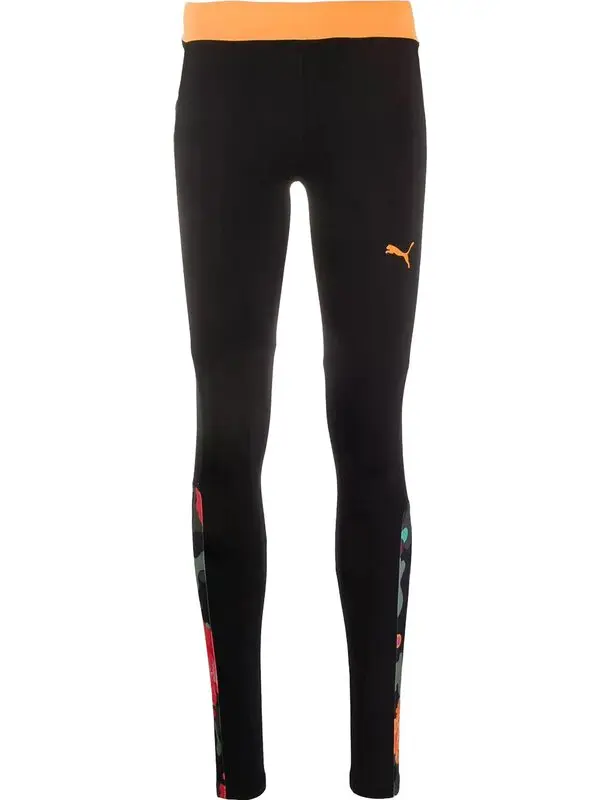 PUMA Contrast Waistband Leggings - Black