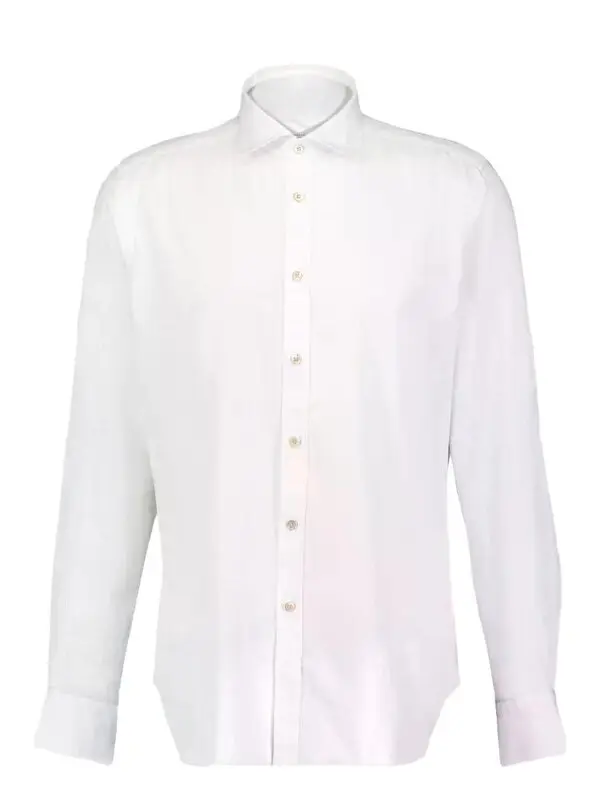 Boglioli Long-sleeve Button-fastening Shirt - 0101 White