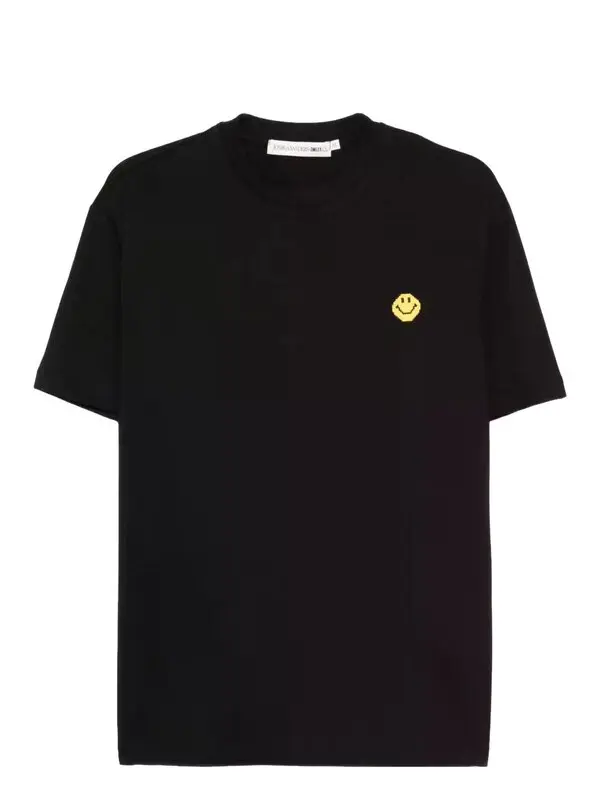 Joshua Sanders Smiley-face T-shirt - Black