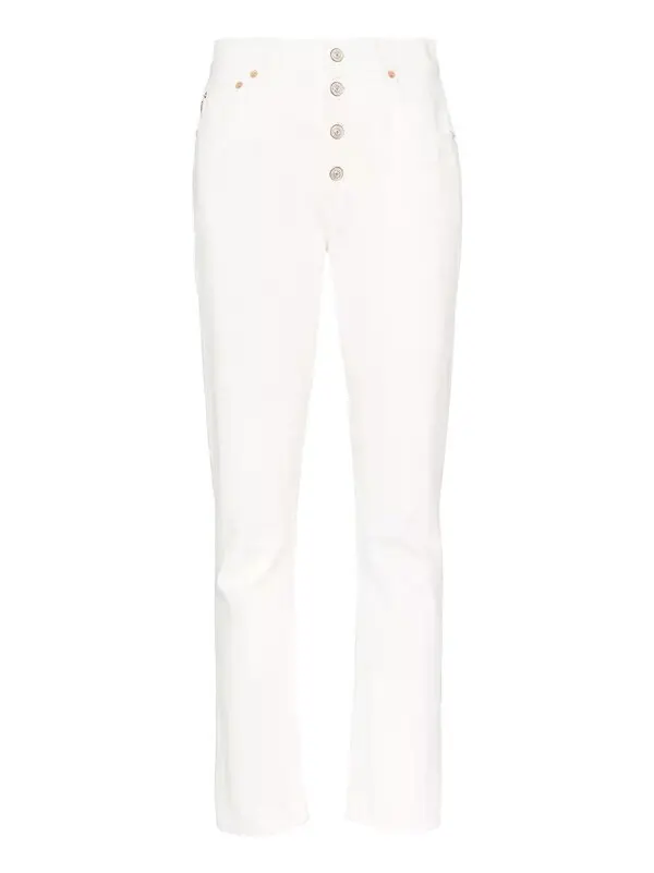 Balenciaga High-rise Slim Leg Jeans - White