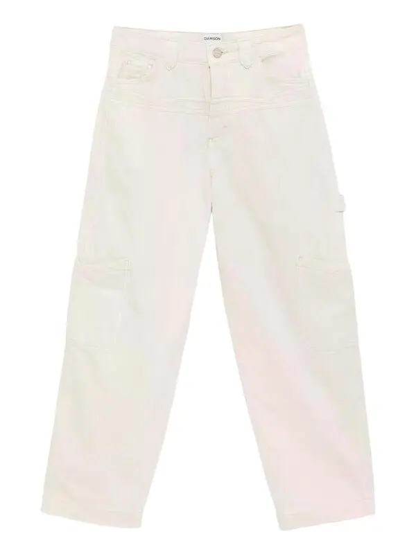 DAMSON MADDER Drew Wide-leg Jeans - Neutrals
