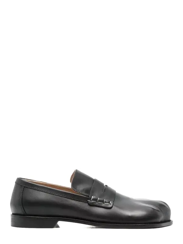 JW Anderson Paw Leather Loafers - Black