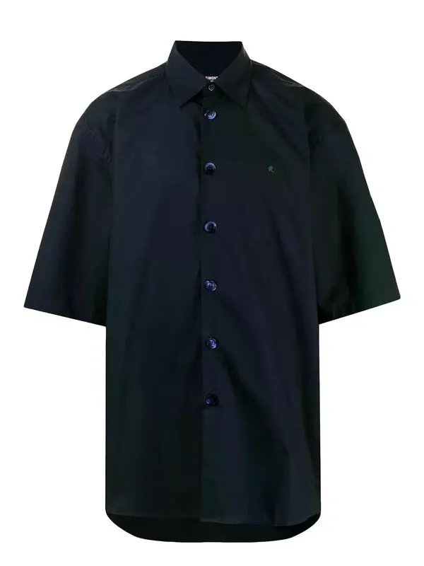 Raf Simons Teenage Dreams Bowling Shirt - Blue
