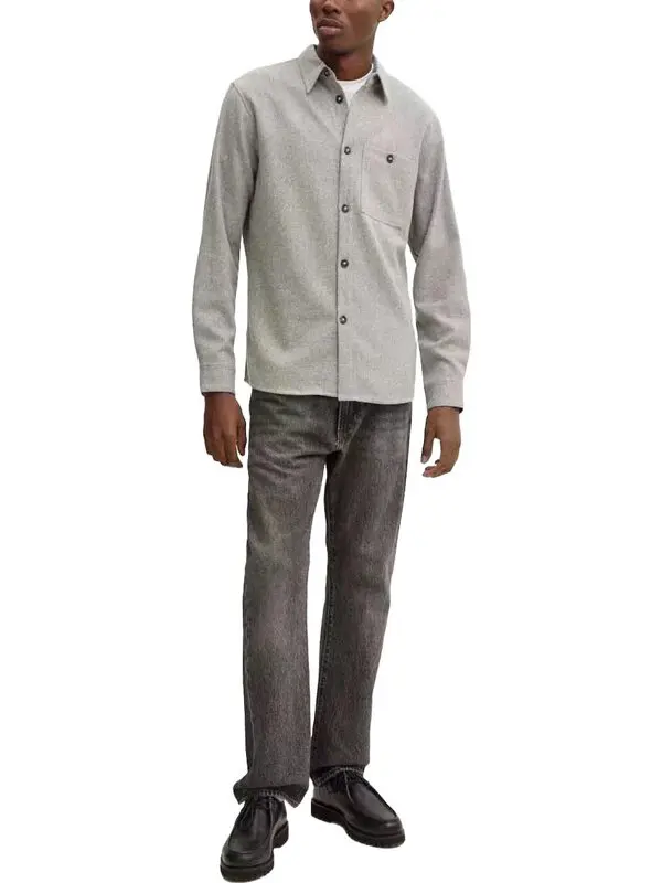 BRUUNS BAZAAR Button-fastening Pocket Shirt - Grey