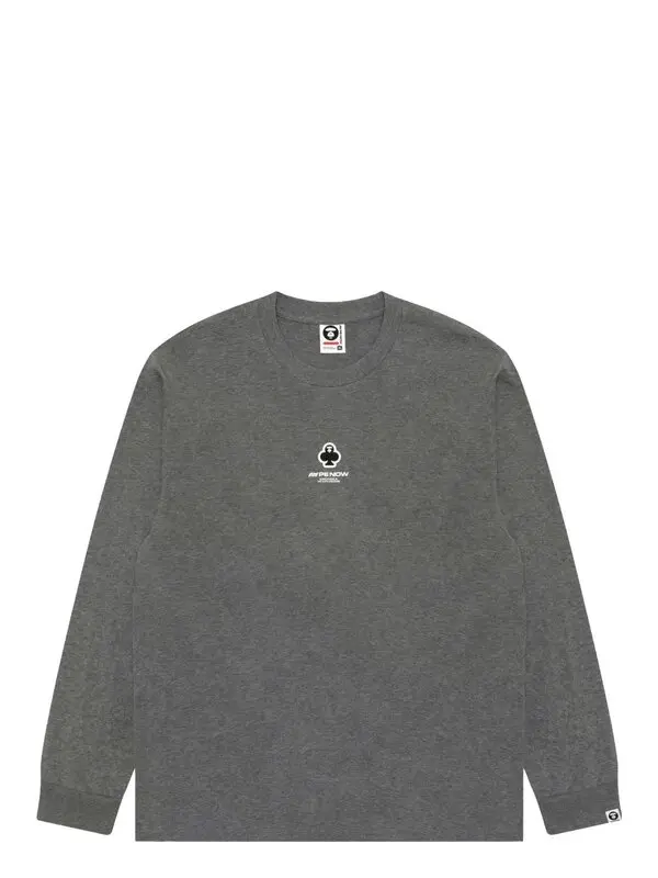 AAPE BY *A BATHING APE Aape Head-club Long-sleeve T-shirt - Grey