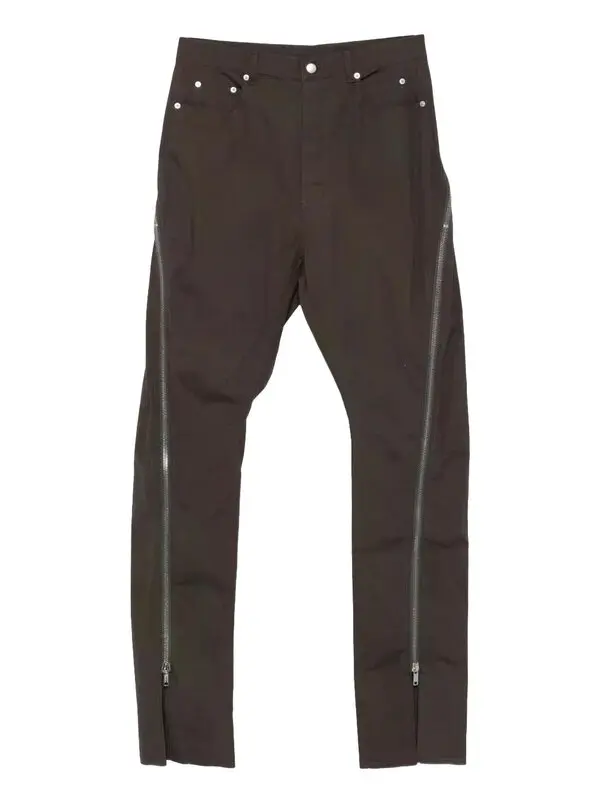 Rick Owens Zip-detailing Trousers - Grey