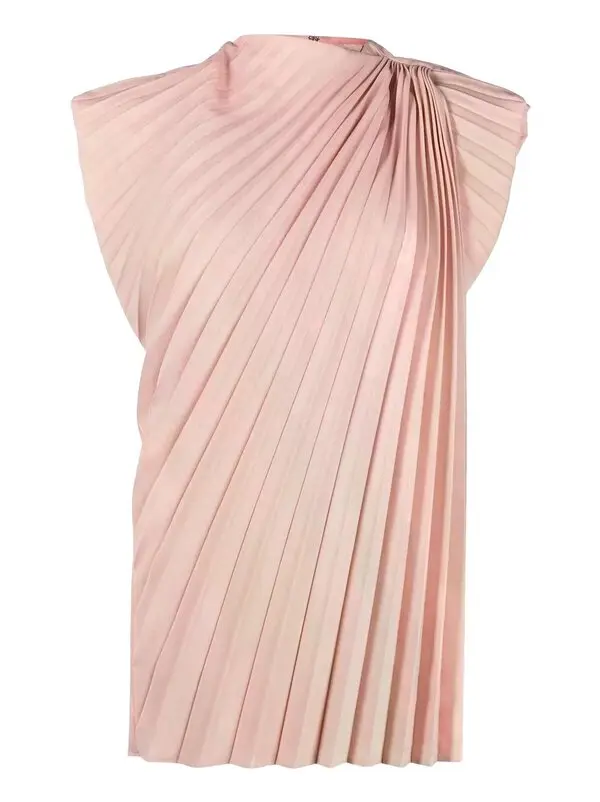Colville Cerith Pleated Top - Pink