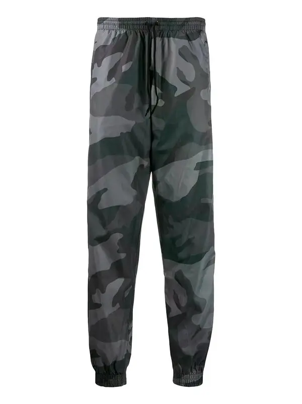 Adidas Camouflage Track Trousers - Grey