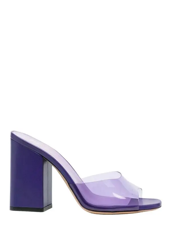 Paris Texas Anja Open Toe Sandals - Purple
