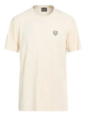 EA7 T-shirt Size Viscose, Polyamide, Elastane - Beige