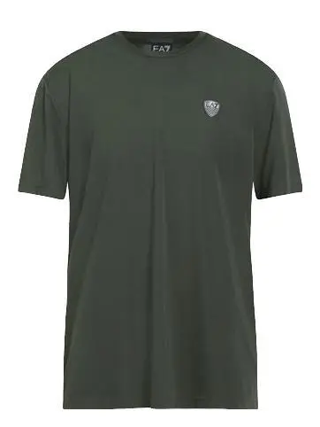 EA7 T-shirt Military Size Viscose, Polyamide, Elastane - Green