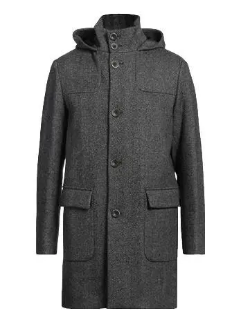 Herno Virgin Wool Single-breasted Coat - Grey