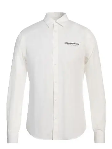 Armani Exchange Shirt Size Cotton - White