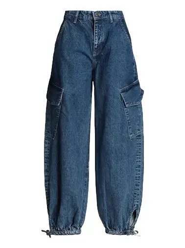 Only Tapered High Waisted Jeans - Blue