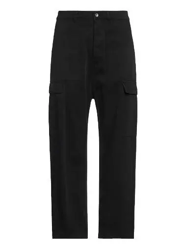 Rick Owens Cotton Cargo Pants - Black