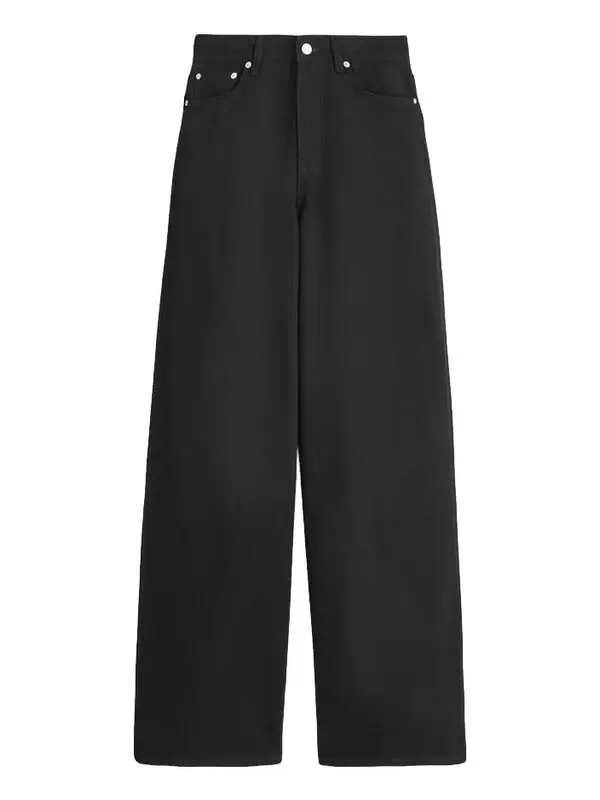 Cos Dial Wide-leg Jeans - Black
