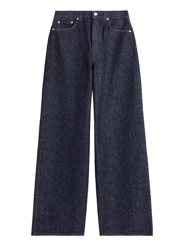 Cos Dial Wide-leg Jeans - Dark Blue